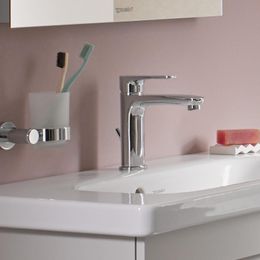 Duravit B.1 Einhebel-Waschtischmischer M mit Zugstangen-Ablaufgarnitur B11020001010