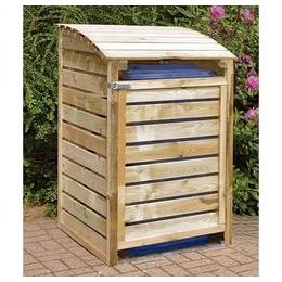 Mülltonnenbox aus Holz, 1er für Mülltonnen bis 240 Liter