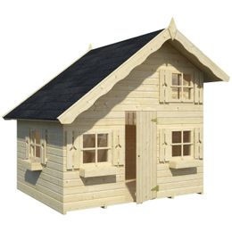 Palmako Spielhaus Tom 3,8 m², mit Vorgefertigte Wandelemente, beige