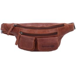 GreenLand Nature Montana Gürteltasche Leder 20 cm braun