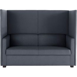 DOMO collection 2-Sitzer Kea, mit praktischem Sichtschutz, Breite 170, blau|grau