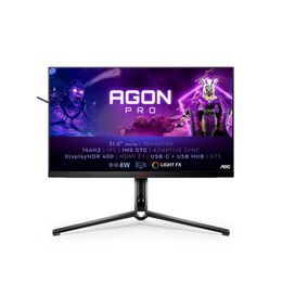 AOC AG324UX Gaming-Monitor (80 cm/31,5 ", 3840 x 2160 px, 4K Ultra HD, 1 ms Reaktionszeit, 144 Hz, IPS), schwarz