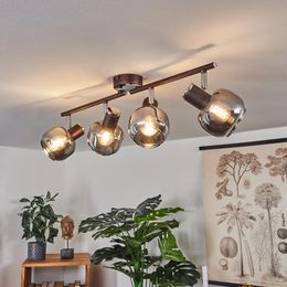 hofstein Arconciel Deckenleuchte Braun, 4-flammig