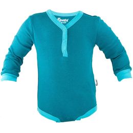 divata Langarmbody Langarm Body mit Henley-Ausschnitt