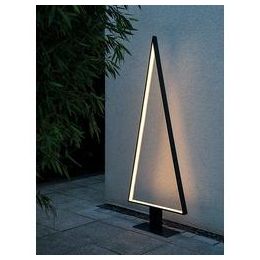 LED-Stehleuchte Pine Outdoor Sompex grau, 160x62 cm