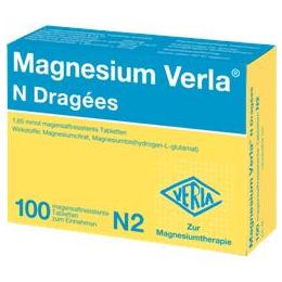 Magnesium VERLA N Dragees 100 St