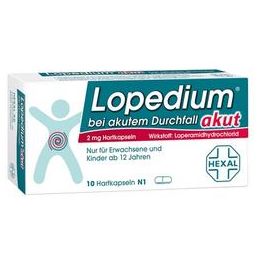 HEXAL® Lopedium akut bei akutem Durchfall Hartkapseln 10 St