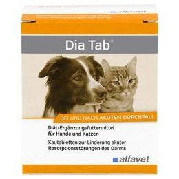 alfavet DIA TAB Kautabletten f.Hunde/Katzen 6X5.5 g