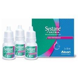 Systane Ultra Benetzungstropfen für die Augen 3X10 ml