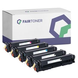 FairToner 5er Multipack Set kompatibel für HP W2410A-W2413A Color LaserJet Pro M 182 nw Toner