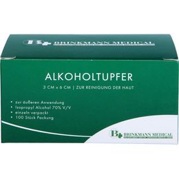 Brinkmann Medical Alkoholtupfer 3x6 cm steril 100 St