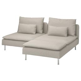 IKEA SÖDERHAMN 2er-Sofa mit Récamiere