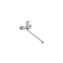 Ferro Wannenarmatur ONE Badewannenarmatur mit Brauseanschluss Bad/Waschtisch Wasserhahn Chrom