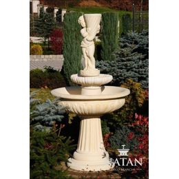 JVmoebel Skulptur Zierbrunnen Springbrunnen Brunnen Deko Garten Fontaine Teich Neu