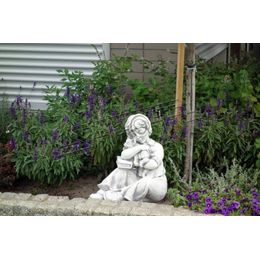 JVmoebel Skulptur 44cm Deko Skulptur Design Figur Statue Garten Statuen