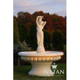 JVmoebel Skulptur Zierbrunnen Springbrunnen Figur Brunnen Deko Garten Fontaine Teich