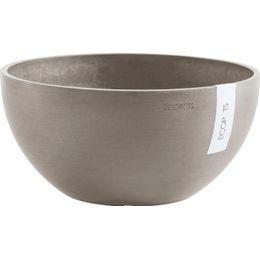 Ecopots Blumentopf BRUSSELS Taupe, BxTxH: 30x30x14 cm, grau