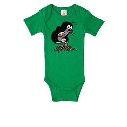 logoshirt Romper/Bodysuit 'Der Kleine Maulwurf-Print' boy Green size 74