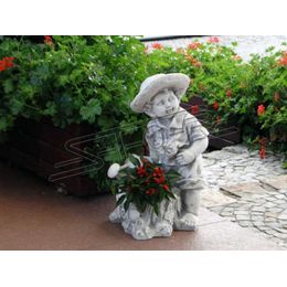 JVmoebel Skulptur Blumenkübel Pflanz Kübel Dekoration Figur Garten Vasen Gefäss