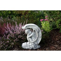 JVmoebel Skulptur Grabschmuck Grab Stein Deko Engel Figur Skulptur Gott Heilig 40cm