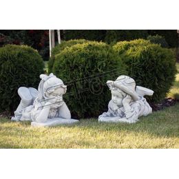 JVmoebel Skulptur 33cm Deko Skulptur Design Figur Garten Figuren Statuen 101143