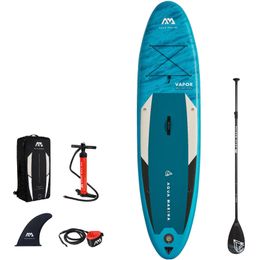 SUP-Board Aqua Marina "Vapor iSUP BT-21VAP" Wassersportboards Gr. 10’4″ - 315cm 315 cm, blau (blau meliert) Stand Up Paddle