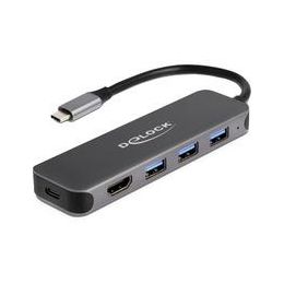 Delock USB-C Dockingstation 4K HDMI USB Hub und PD 3.0