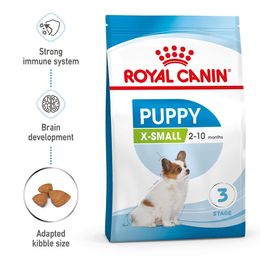 Royal Canin X-SMALL Puppy Trockenfutter für Welpen sehr kleiner Hunderassen 1,5kg