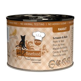 Catz Finefood Ragout No.609 Schwein & Kalb 24x190g