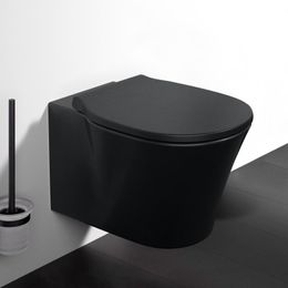 Ideal Standard Connect Air Wand-Tiefspül-WC ohne Spülrand, mit WC-Sitz, E2288V3+E0368V3,