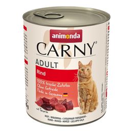 animonda Carny Adult Rind Katzen-Nassfutter ohne Getreide 6x800g