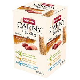 animonda Carny Adult Country Heimat-Vielfalt Katzen-Nassfutter getreidefrei 6x100g