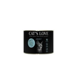 Cat's Love Nassfutter Fisch Pur mit Distelöl und Petersilie 6x200g