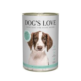 DOG’S LOVE Dog's Love Hypoallergen Ente mit Topinambur und Karotten 6x400g