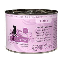 Catz Finefood No. 11 Lamm & Kaninchen Katzen-Nassfutter getreidefrei 6x200g