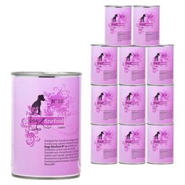 Dogz finefood No. 10 Lamm 12x400g