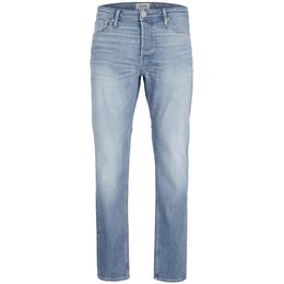 Jack & Jones Comfort-fit-Jeans JACK & JONES "MIKE ORIGINAL" Gr. 31, Länge 30, blau (blue) Herren Jeans Comfort Fit