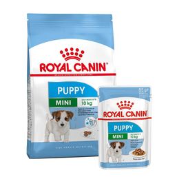 Royal Canin Mini Puppy 2kg + Mini Puppy in Soße 12x85g