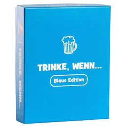 Spielehelden Spiel Trinke wenn... Rote Edition Trinkspiel 100+ Fragen Spieler: 2+ Alter: ab 18, blau
