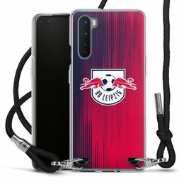 DeinDesign Handyhülle Wappen RB Leipzig Offizielles Lizenzprodukt RB Leipzig Blau Rot, OnePlus Nord Handykette Hülle mit Band Case zum Umhängen, weiß