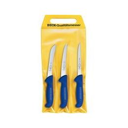 DICK ErgoGrip Messersatz Fisch, 3-teilig blau, Sortiermesser, 2 Ausbeinmesser