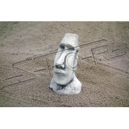 JVmoebel Skulptur Garten Dekoration Moai Terrasse Stein Figuren Figur Deko Statue