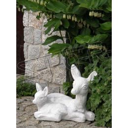 JVmoebel Skulptur Garten Dekoration Bambi Terrasse Stein Figuren Figur Statue Skulptur