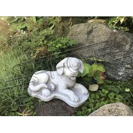 JVmoebel Skulptur Garten Dekoration Hund Terrasse Stein Figuren Figur Deko Statue