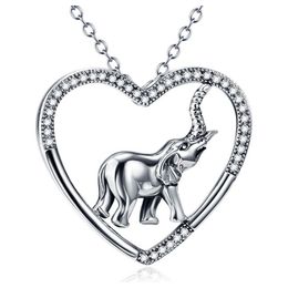 Schmuck-Elfe Kette mit Anhänger Herz Elefant