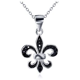 Schmuck-Elfe Kette mit Anhänger Fleur de Lis