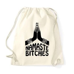 Youth Designz Turnbeutel Namaste Hand Baumwoll Tasche Turnbeutel