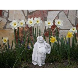 JVmoebel Skulptur happy buddha statue figur garten figuren statuen skulptur skulpturen