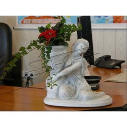 JVmoebel Skulptur Blumenkübel Pflanz Kübel Figur Blumentöpfe Garten Vasen Gefäss 243
