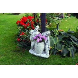 JVmoebel Skulptur Charlie Chaplin Blumenkübel Pflanz Kübel Deko Figur Blumentöpfe Garten
